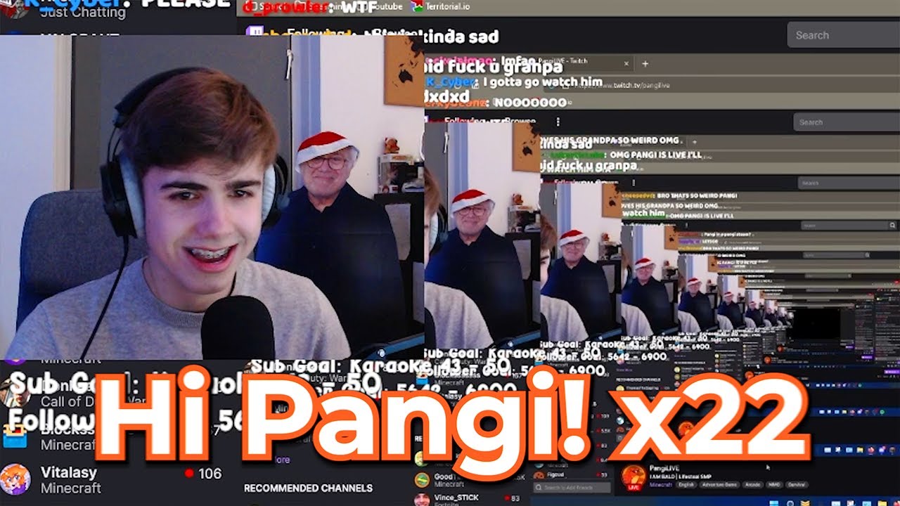 Pangi goes Crazy talking to himself on Lifesteal SMP - YouTube