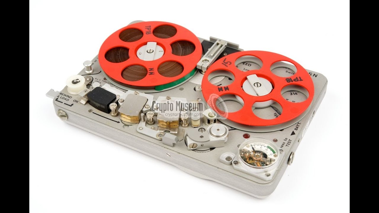 Nagra mini spy tape recorder SNST - YouTube