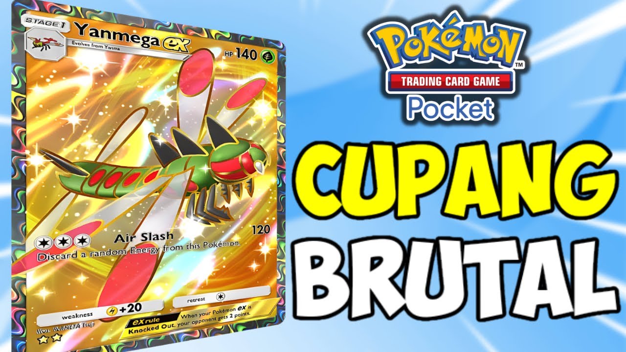 KEDATANGAN YANMEGA EX MENGUPGRADE DECK DAUN !! Pokemon TCG Pocket ...