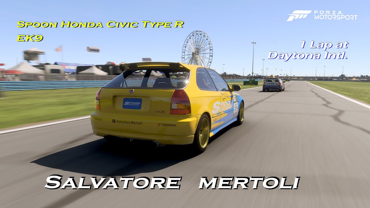 Spoon CIVIC TYPE R (EK9) '97 |1 Lap at Daytona Int #honda #civic # ...