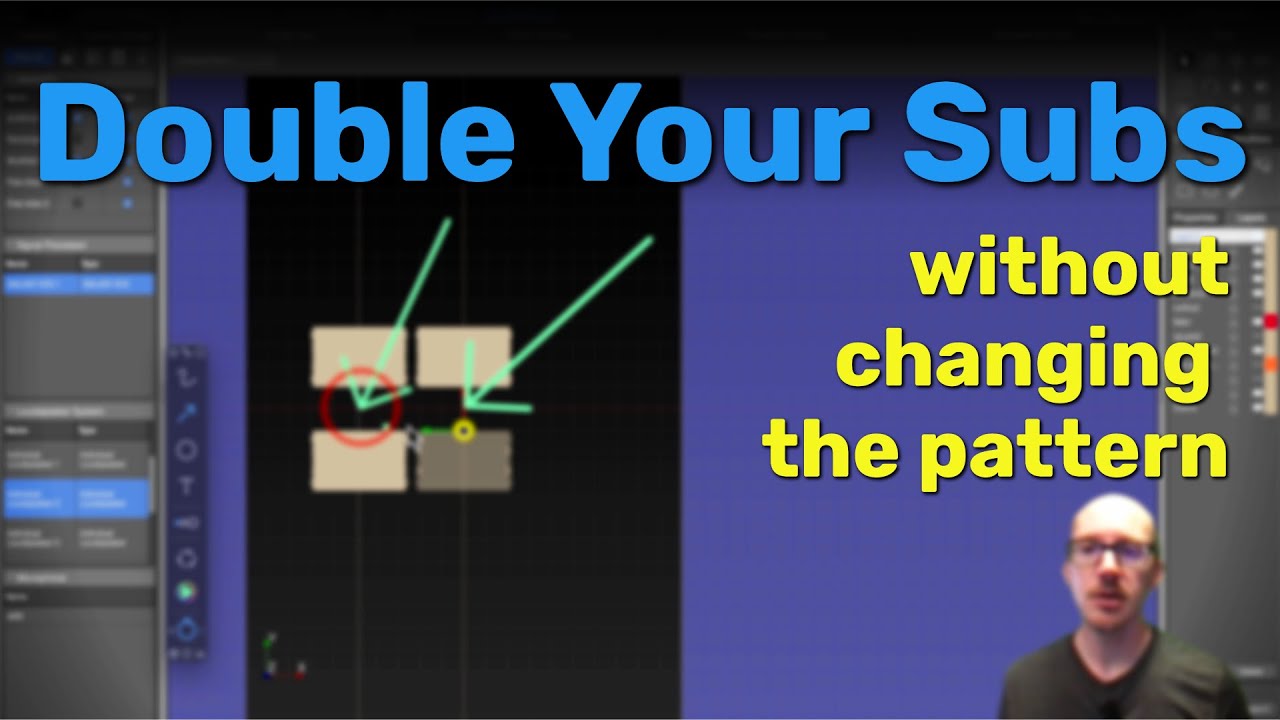 Double Your Subs (without changing the pattern) - YouTube