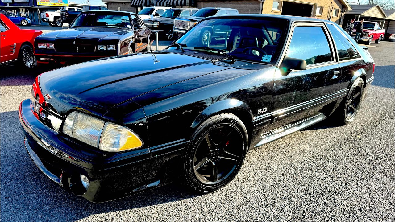 Test Drive 1992 Ford Mustang GT Supercharged "Terminator" V8 SOLD FAST ...