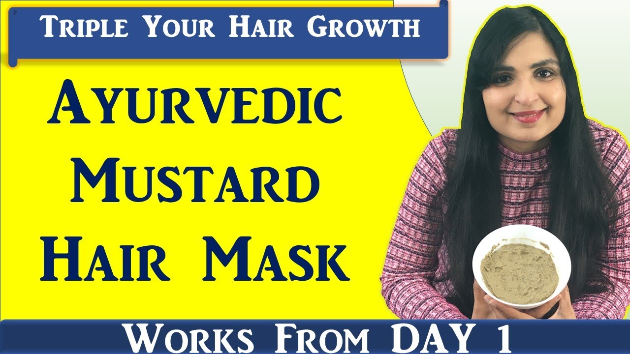 Triple Your Hair Growth With This Mustard Hair Mask / Hair Growth Tips ...