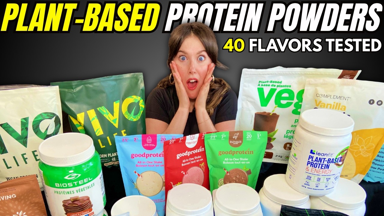 I Tested 40 Plant-Based Protein Powders So You Don't Have To 💪🏼 - YouTube
