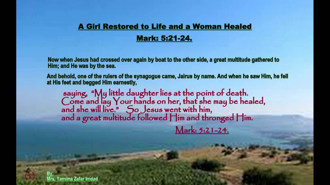 Gospel Of Mark Chapter:5:1-43. A Demon-Possessed Man Healed - YouTube