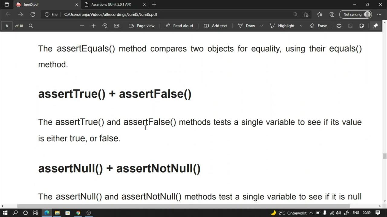 42.Different Assertion methods. - YouTube