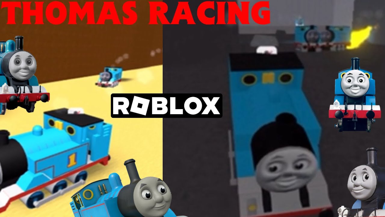 THOMAS RACING GAME! Roblox Thomas Racing - YouTube