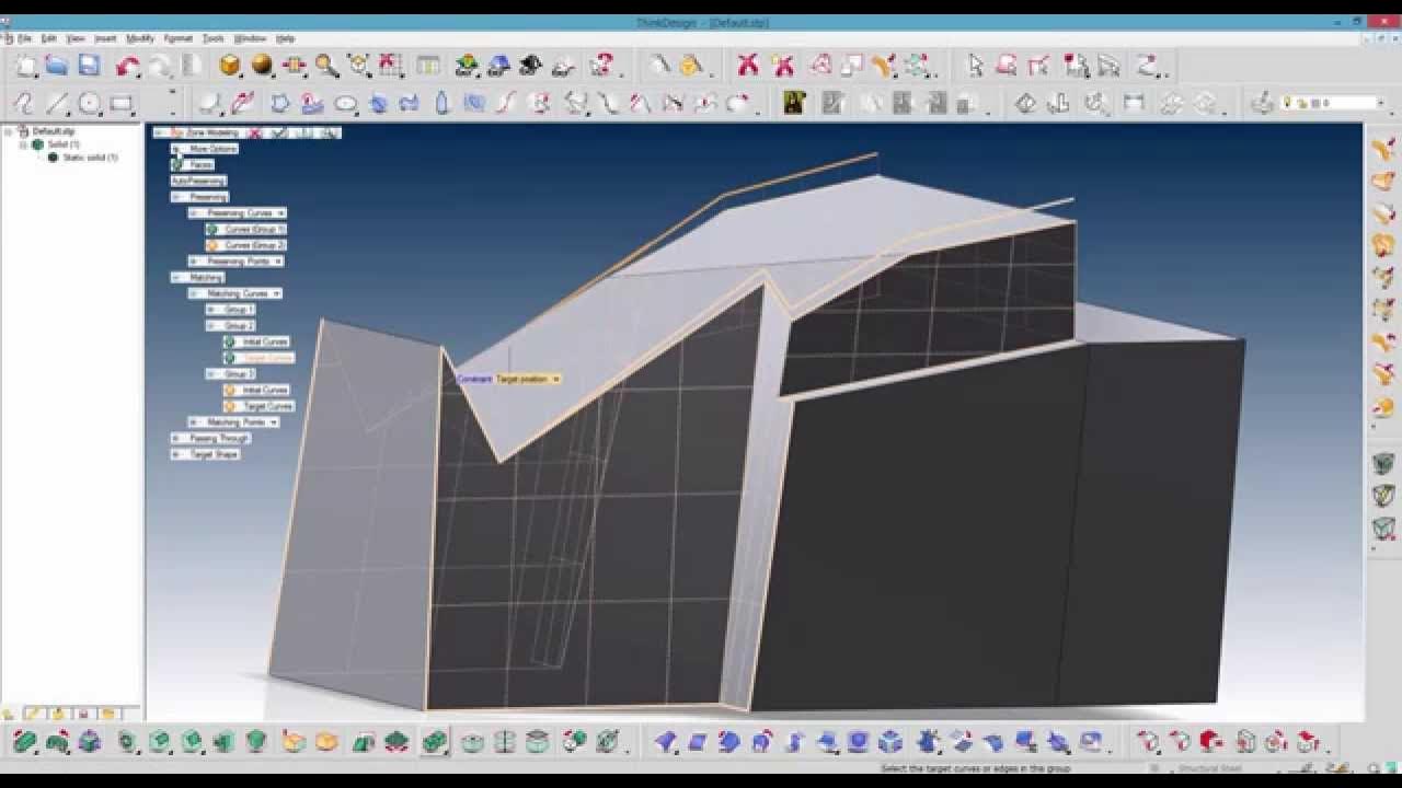 ThinkDesign Zone Modeling - YouTube