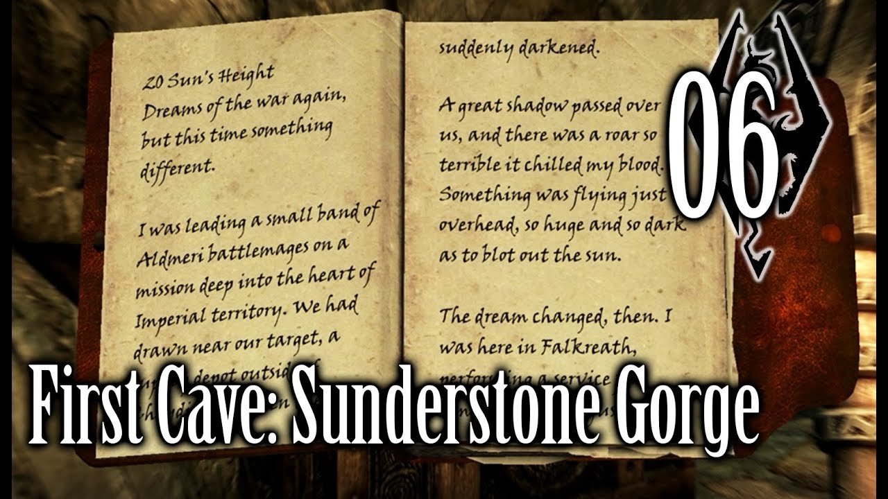 Skyrim: Special Edition for PC [Part 06] - First Cave: Sunderstone ...