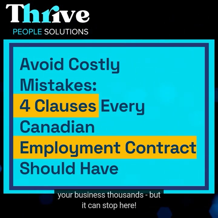 4 Must-Have Clauses for Canadian Employment Contracts (Beyond Pay ...