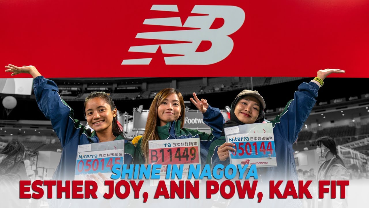 ANN POW, ESTHER JOY, KAK FIT SHINE IN NAGOYA | Nagoya Women's Marathon ...
