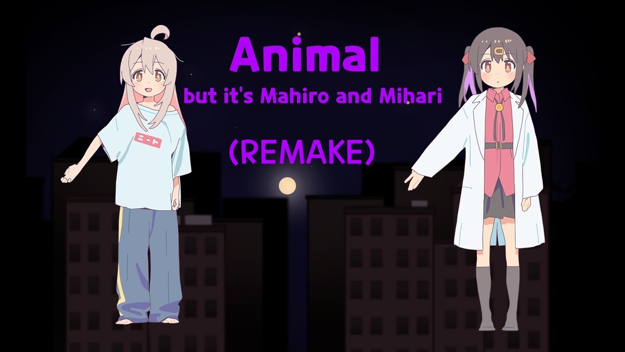 Animal but it's Mahiro and Mihari from Onimai (FNF) - YouTube