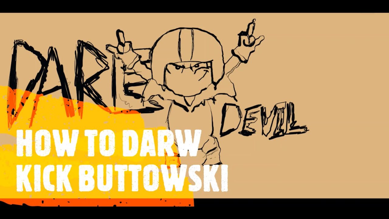 how to draw KICK BUTTOWSKI #GRAFFITI ART - YouTube