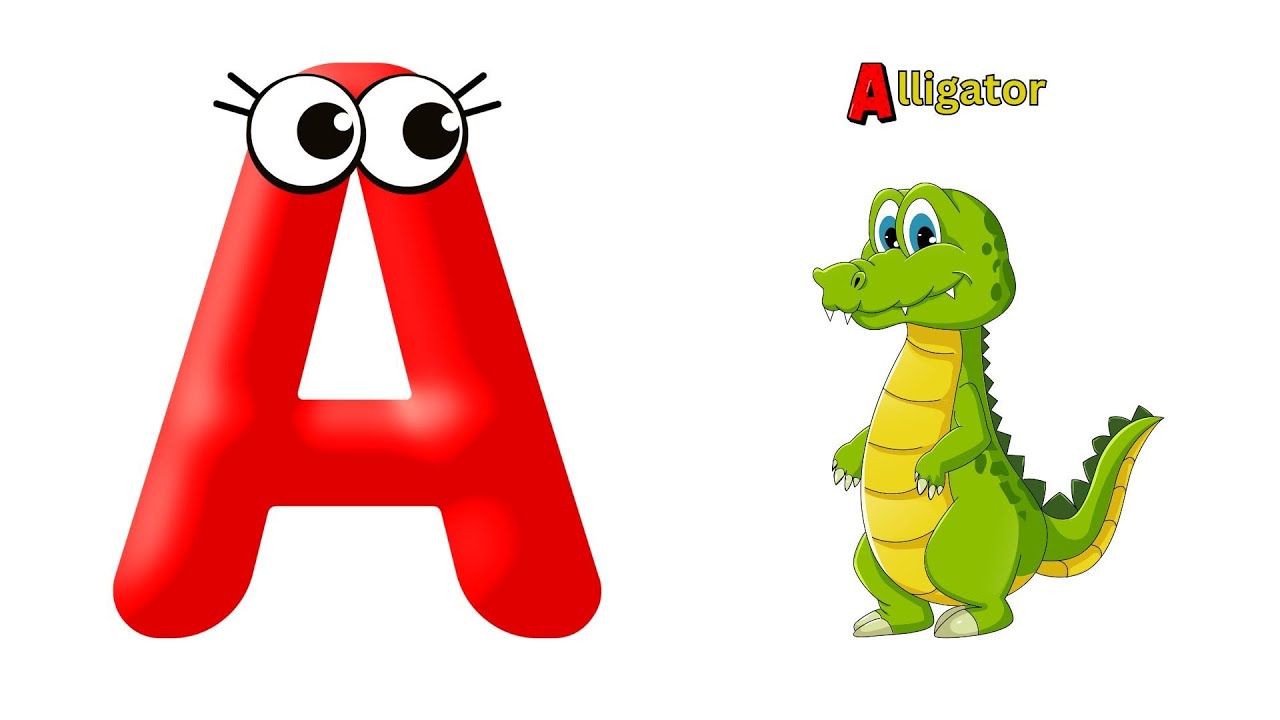 ABC Song with ANIMALS | A for Alligator Alphabet Song Nursery rhymes ...
