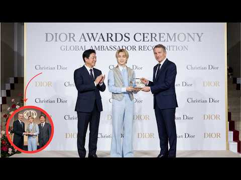 🔴 BTS Jimin Receives Special Honor from Dior in Paris Alongside His Father! 👑🇫🇷