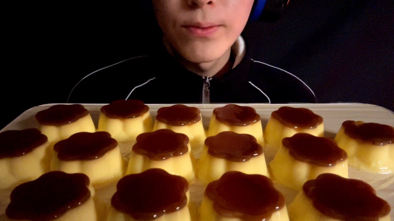 Pudding |ASMR MUKBANG EATING | - YouTube