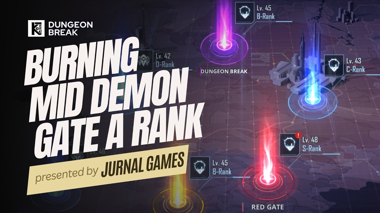 [Solo Leveling: Arise] Dungeon Break A Rank: Burning Mid Demon ...