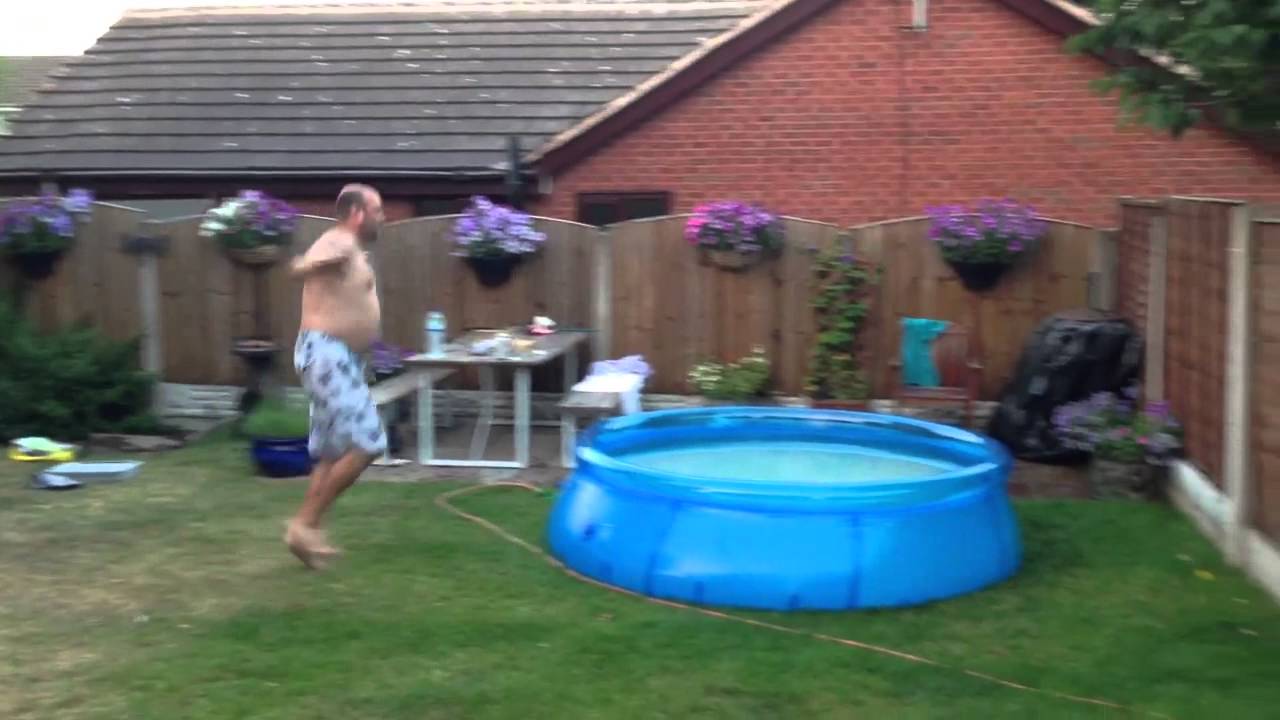 Paddling Pool Dive Epic Fail! - YouTube
