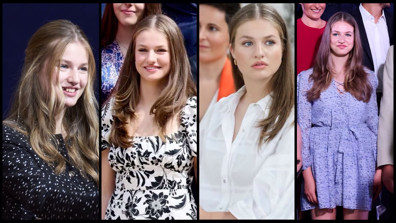 most pretty and demanding looks of Princess Leonar Of Spain - YouTube