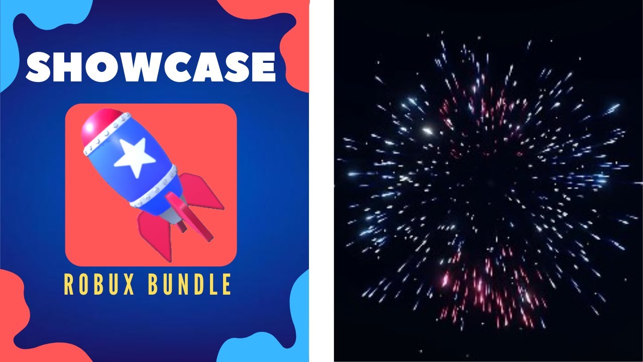 Born to Boom Firework Bundle Showcase! (Roblox Fireworks Playground ...