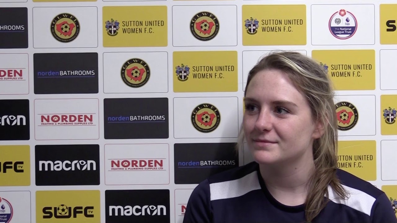 SUFCtv: INTERVIEW Sutton United Women Zoë McNulty - Sutton United 1 ...