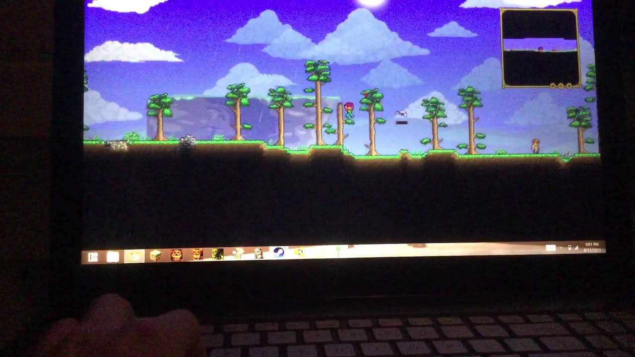 Playing terrarium pc #1 - YouTube