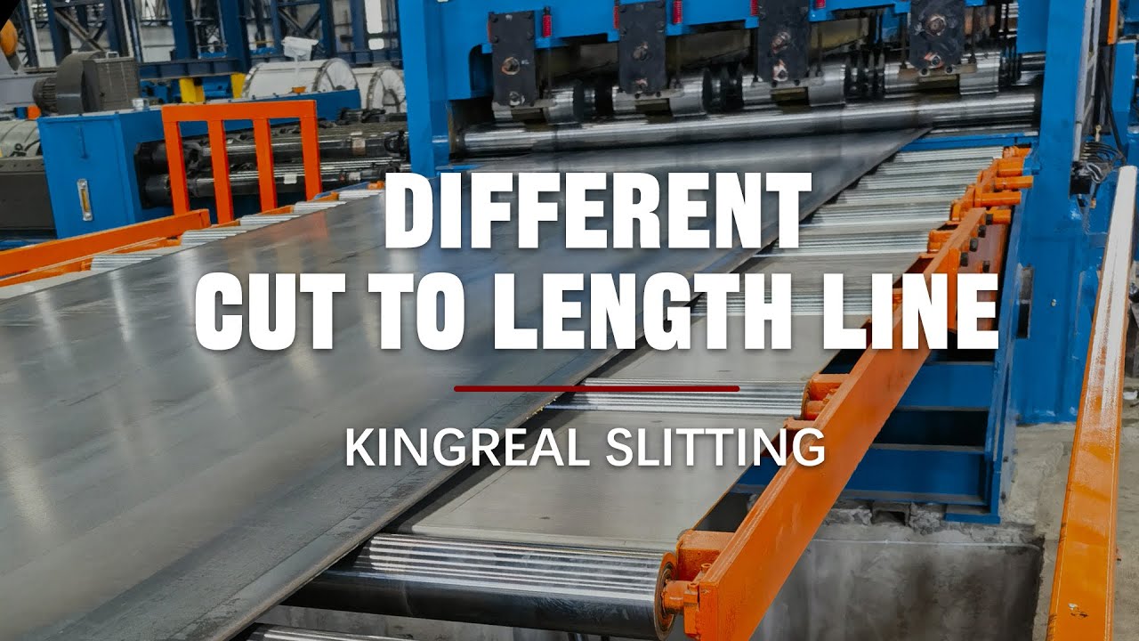 Show You How To Processing The Coil To Sheet! Heavy Gauge Plate Cut To ...