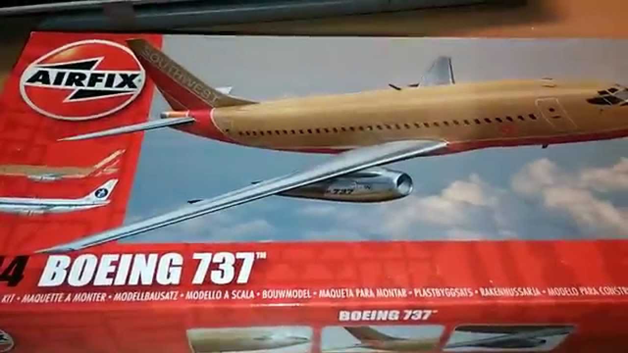 Airfix Boeing 737 1/144 Unboxing - YouTube