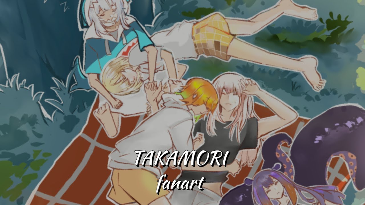 【HololiveEN fanart】HOLOLIVE太香了那就自己畫吧!!! - YouTube