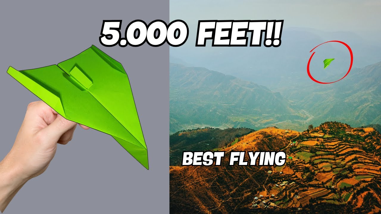 best paper airplanes - how to make best planes that flies high 5000 ...