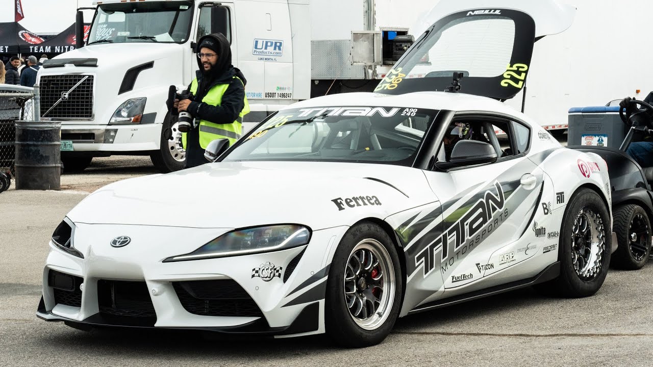 +1200hp Supra going low 8s @ TX2K - YouTube