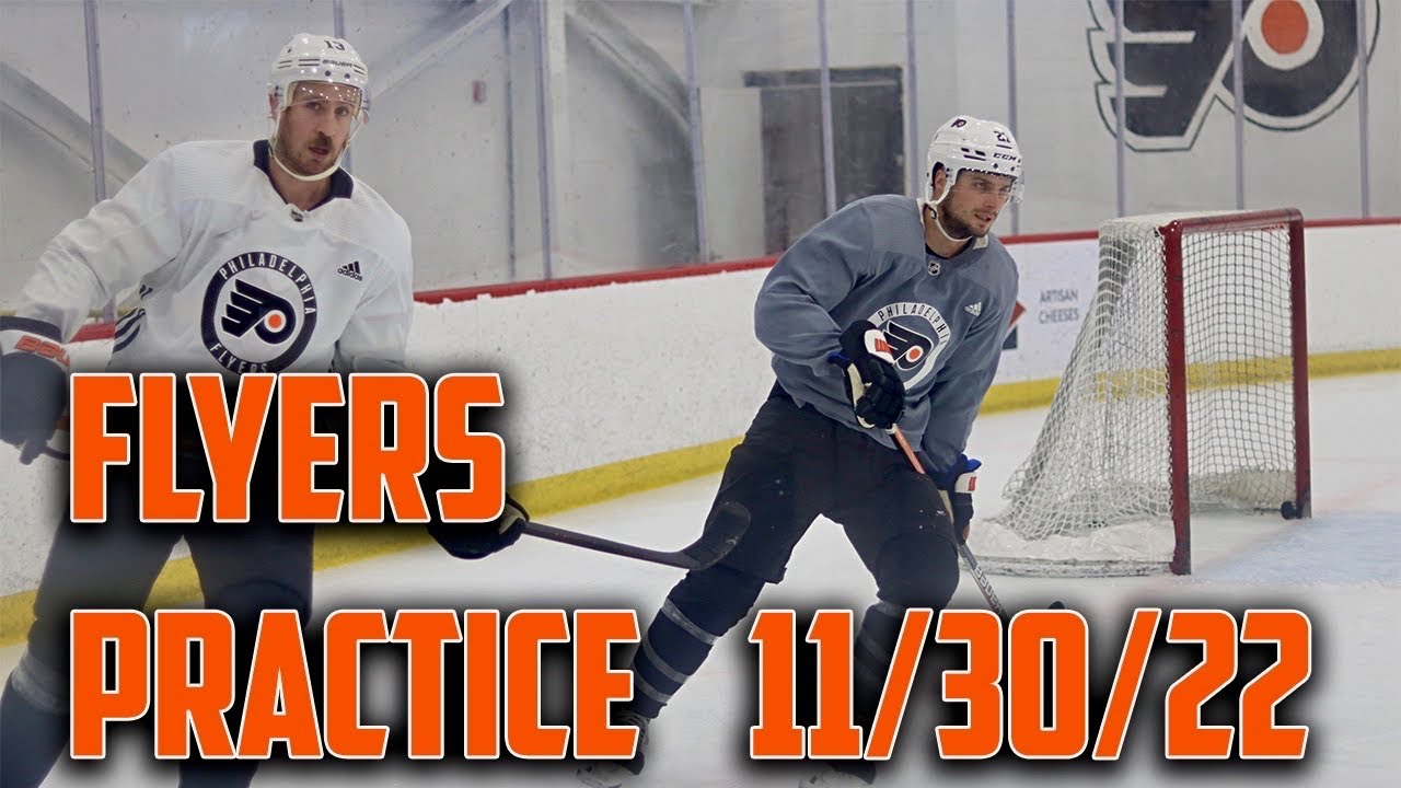 Philadelphia Flyers Practice Clips 11/30/22 - YouTube