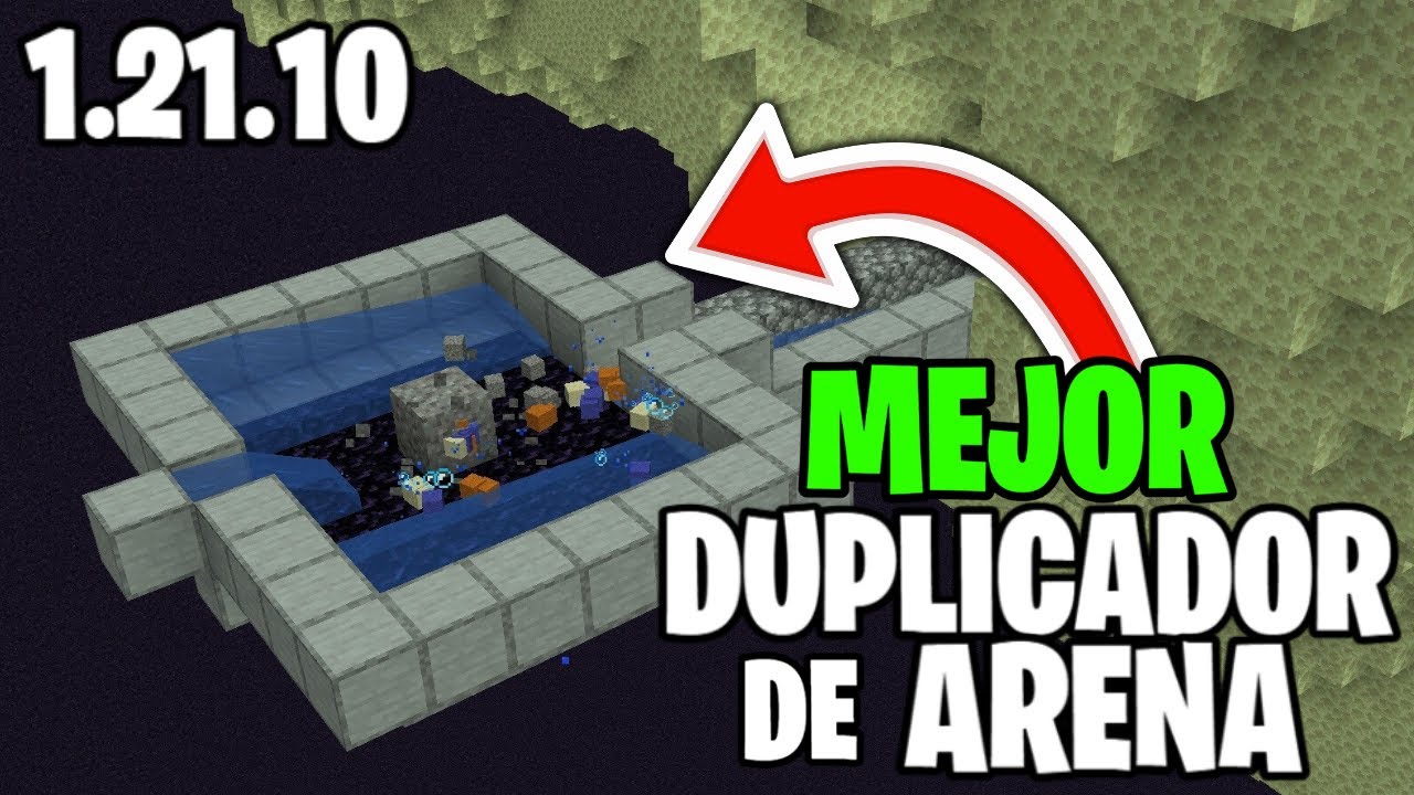 GRANJA DE ARENA Y CONCRETO (DUPLICADOR) 1.21.10! Tutorial de Minecraft ...