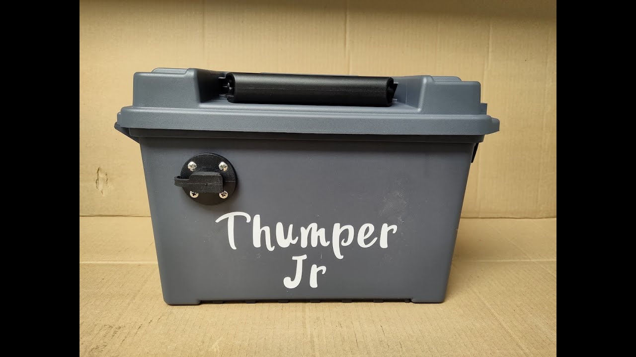 Thumper Jr Wireless Variable Speed PWM Fish Attractor Thumper Box - YouTube