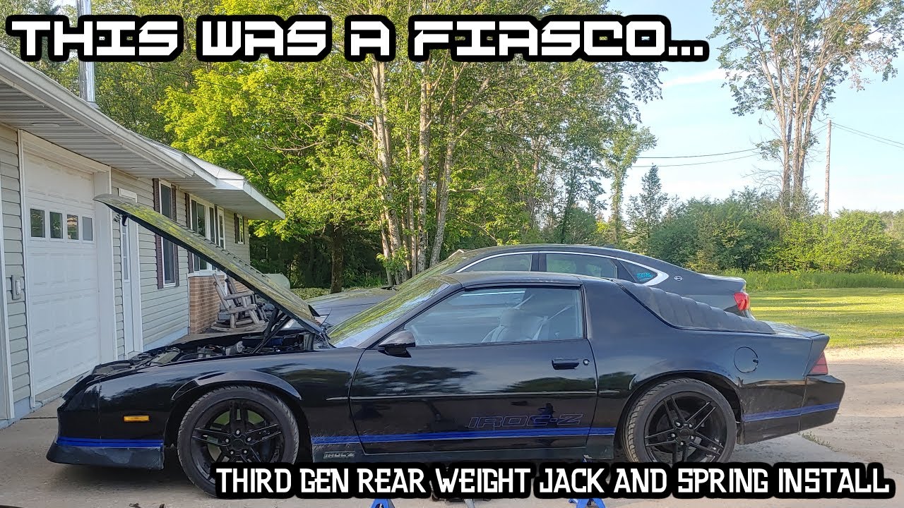 Third Gen Camaro Rear Weight Jack and Shock Install - YouTube