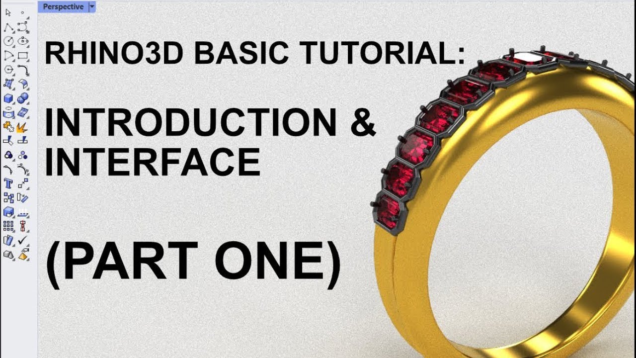 Rhino 3D Beginner Tutorial: Introduction & Interface (Part 1) - YouTube