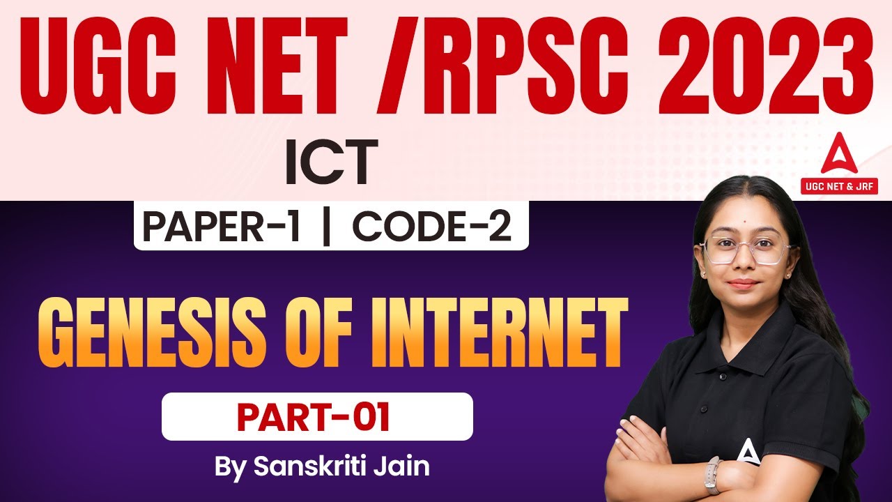 UGC NET ICT Paper 1 | UGC NET ICT Class By Sanskriti Jain | Genesis of ...
