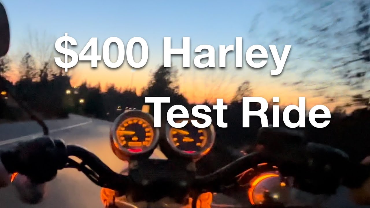 Test Ride on the $400 Harley #motorcycle #harleydavidson #sportster # ...