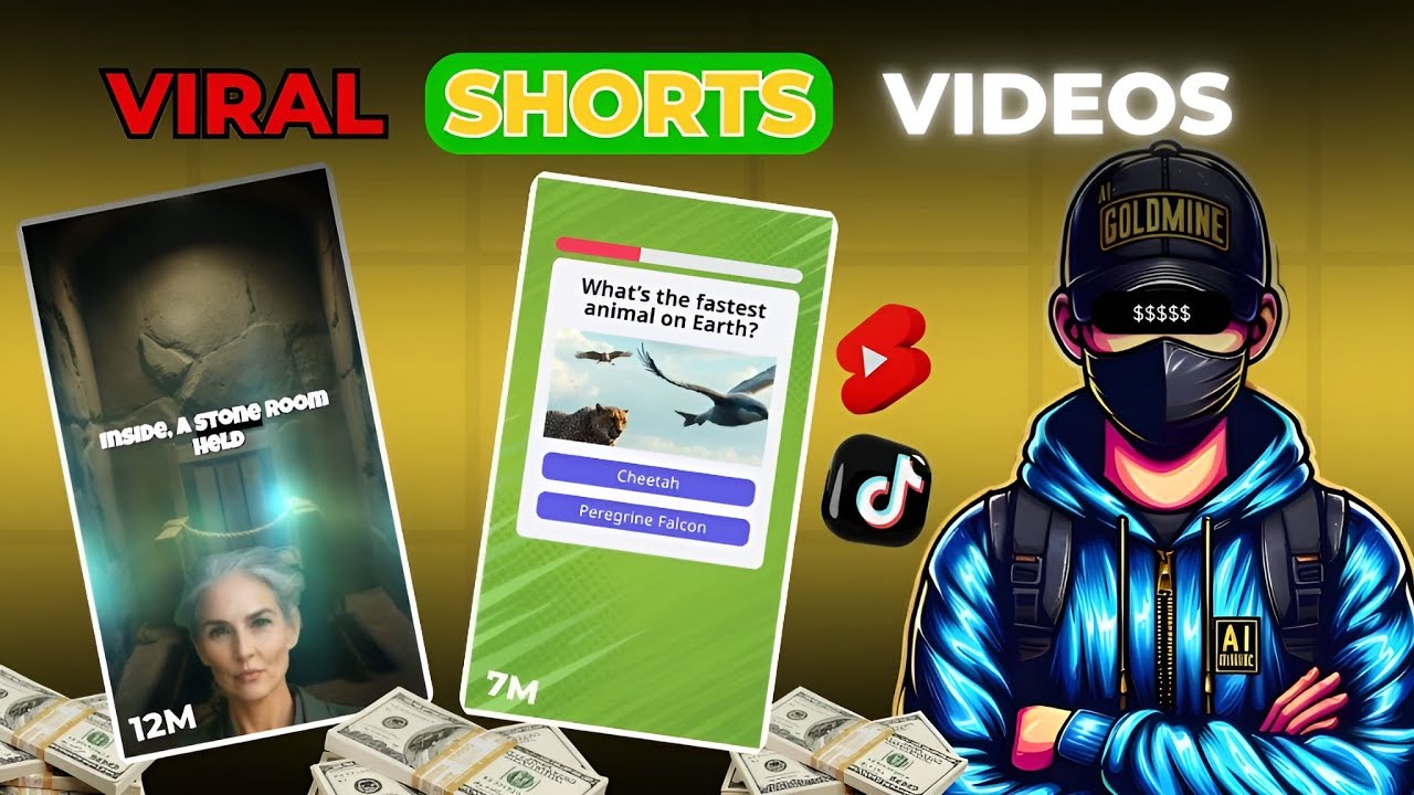 Easy Method! Create 25+ VIRAL YouTube Shorts in 10 Min with – AI - YouTube