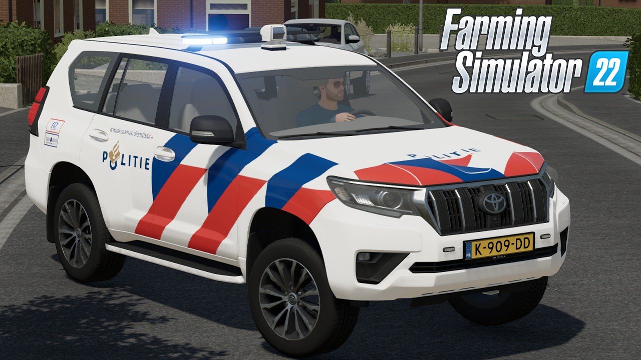 FS22 - Toyota Land Cruiser Politie - POLICE Car mod for Farming ...