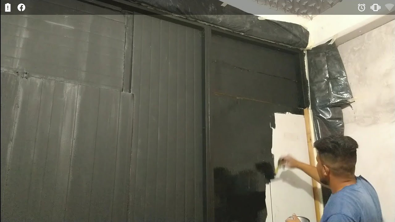 APLICACIÓN DE PINTURA NEGRO MATE - YouTube