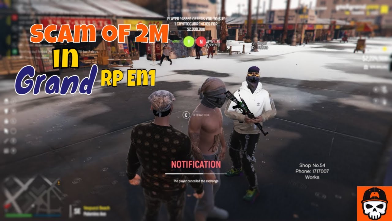 Scam of 2 Mil with POV | Grand Rp En #1 - YouTube