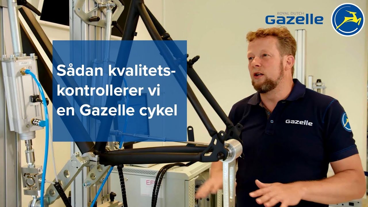 Hvordan sikrer Gazelle, at kvaliteten af min cykel er i orden ...