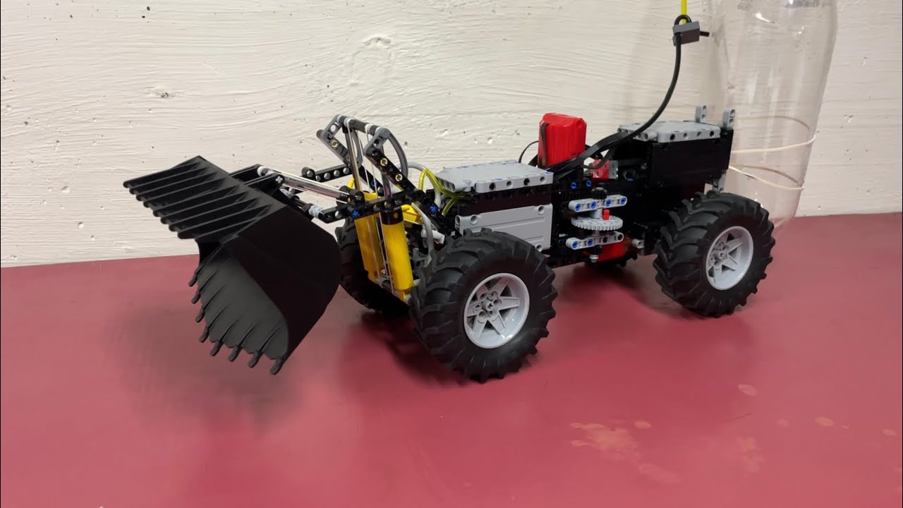 Lego front loader - YouTube