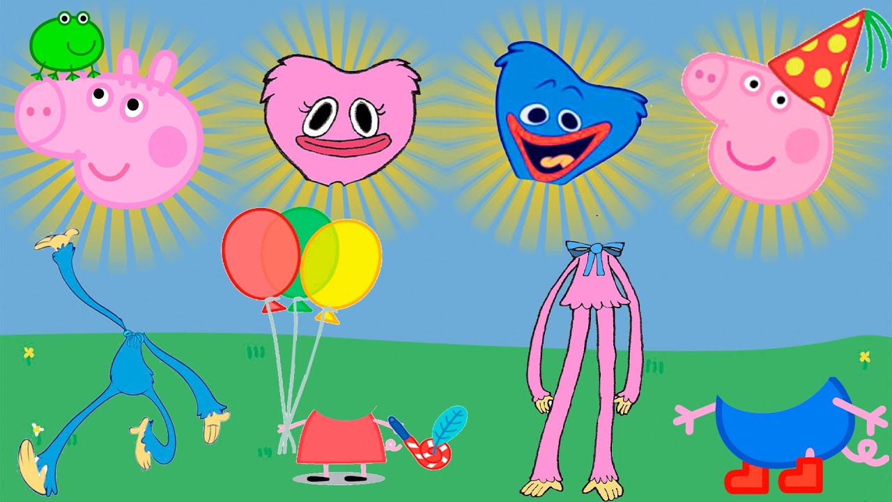 Peppa Pig | Match The Head | Video For Kids - YouTube