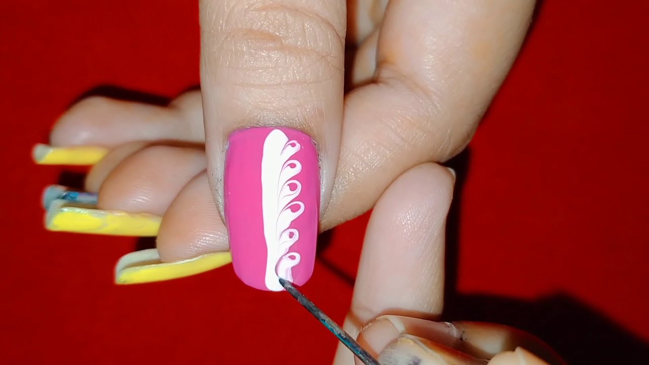 New 2020 Nail Art Using Needle Compilation - YouTube