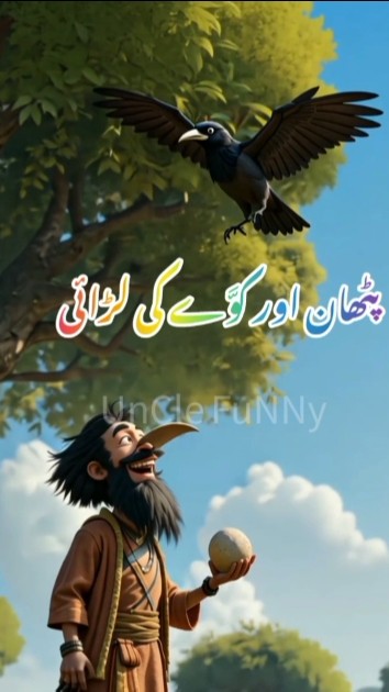 Epic Pathan vs Crow Showdown |🔥 Funny Uncle Moments #short #uncle # ...