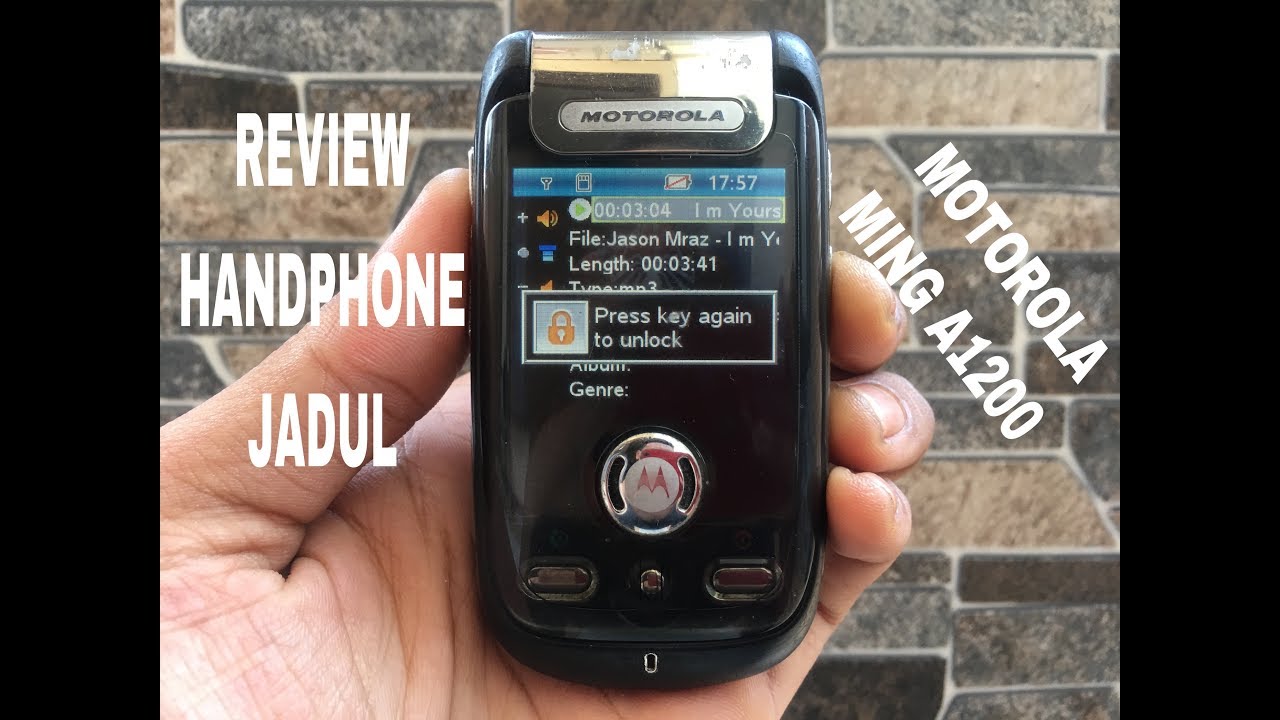 Review Handphone Jadul Motorola Ming A1200 Hp Jadul Langka Klasik Antik ...