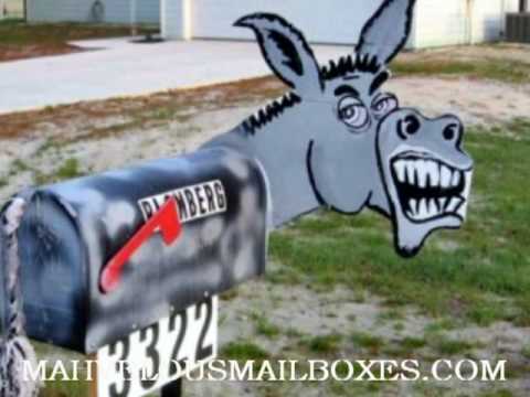 Funny Mailboxes and Wacky Silly Signs! GREAT Fifties Blues Rock Music ...