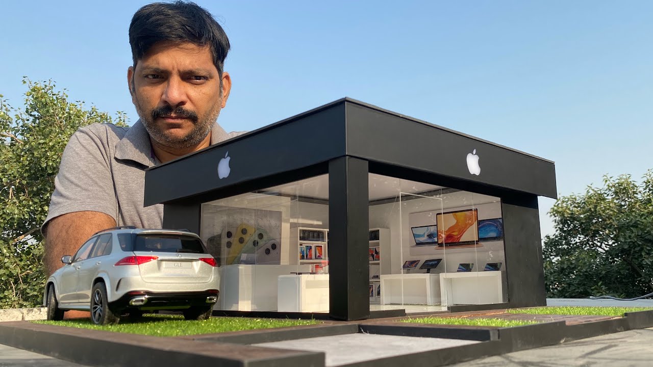 Making a Realistic Mini Apple Store Model with Apple Products ...